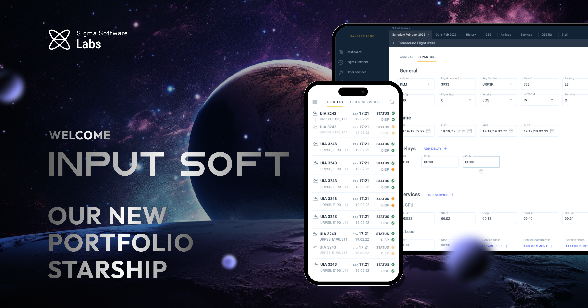 We welcome aboard INPUT SOFT, an airport and airline operations management software